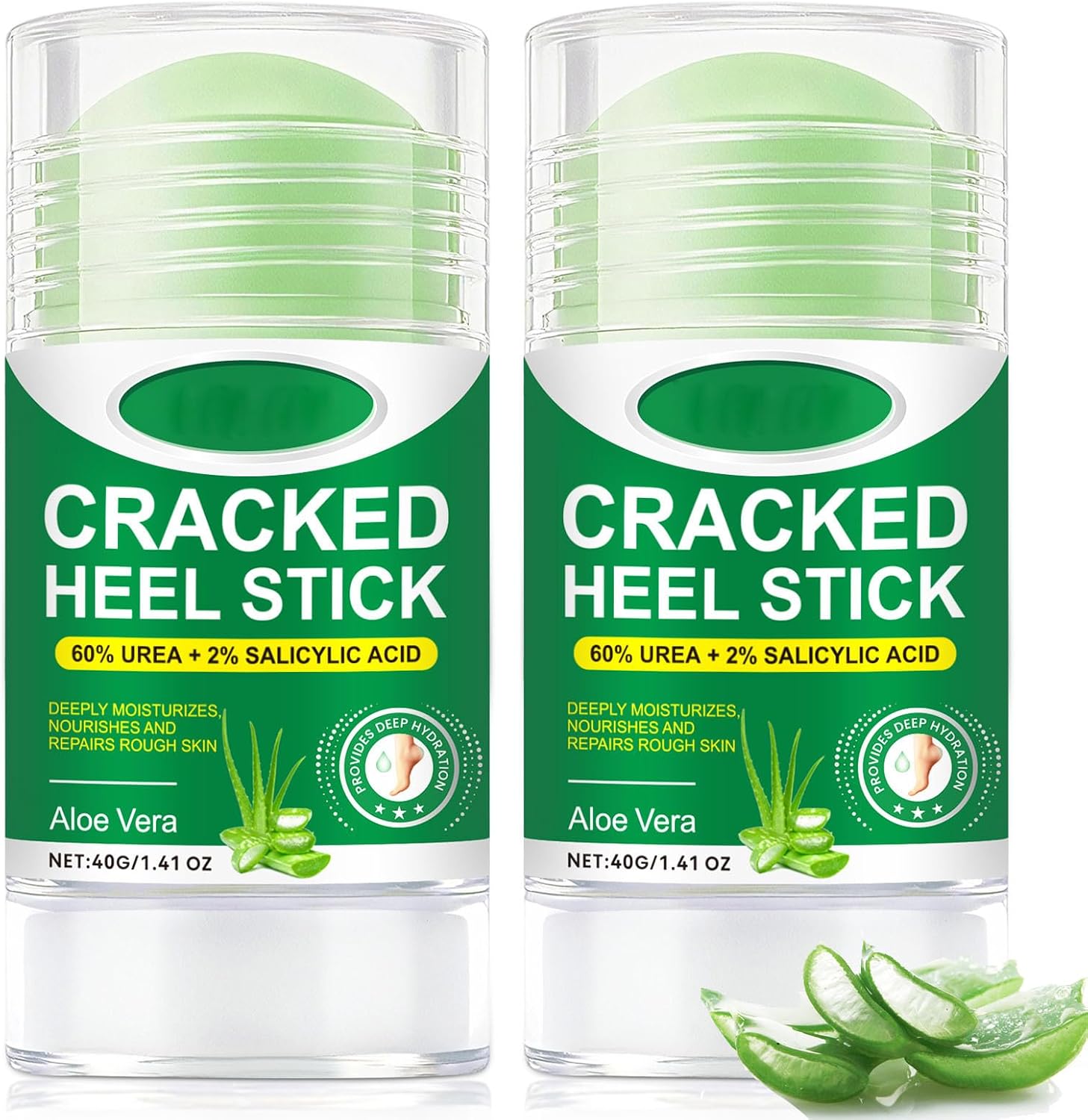 Amazon.com : Cracked Heel Stick with 60% Urea - Repair Moisturizing ...