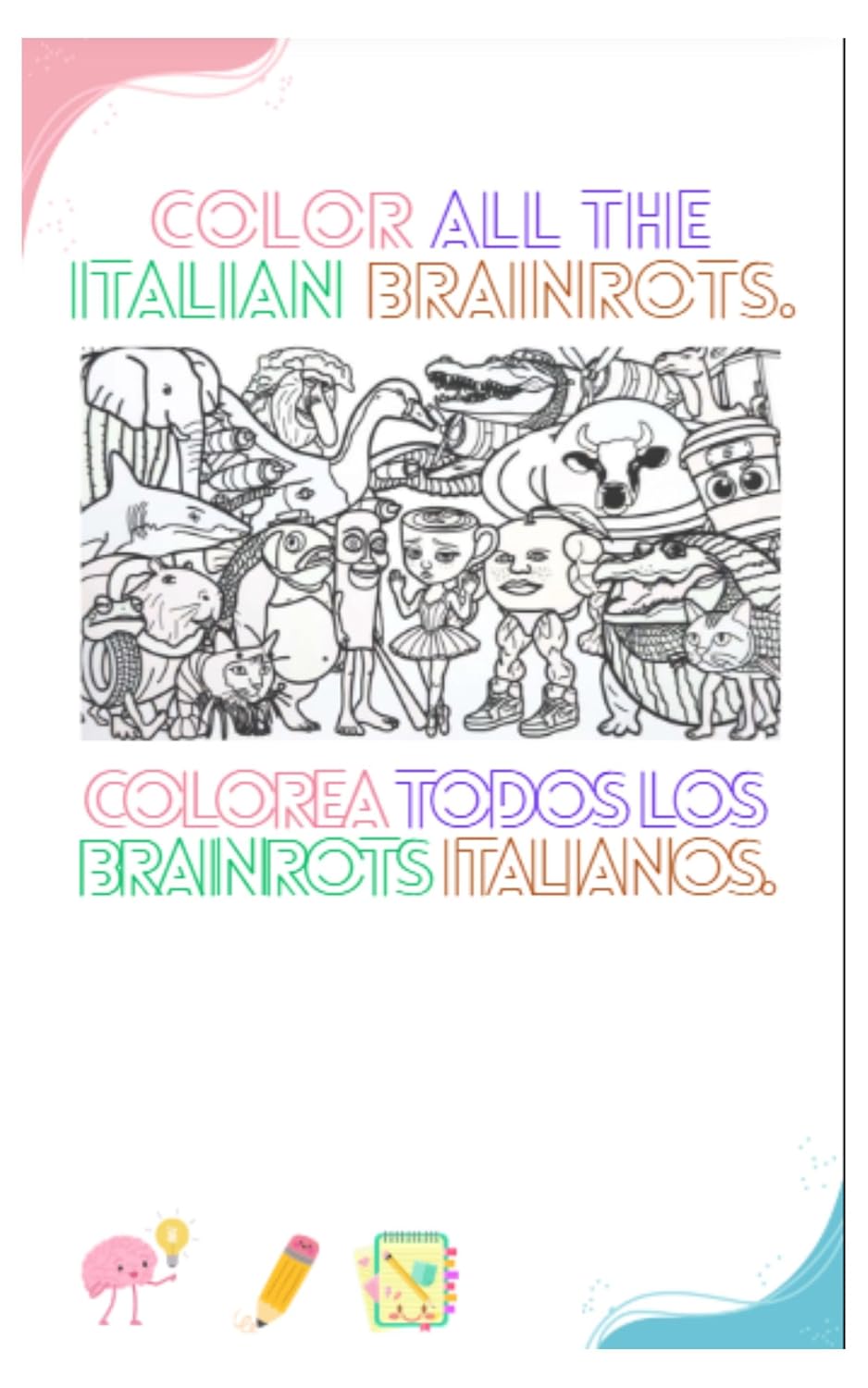 Color all the Italian brainrots - Colorea Todos Los Brainrots Italianos ...