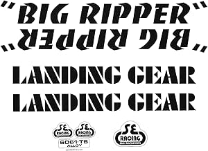 SE Bikes Big Ripper Decal Set Null Black : Amazon.ca: Sports & Outdoors