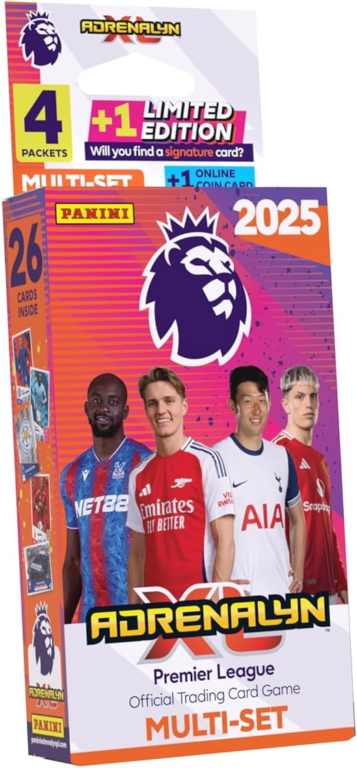 Amazon.com: Panini Premier League 2024/25 Adrenalyn XL Multiset Trading ...