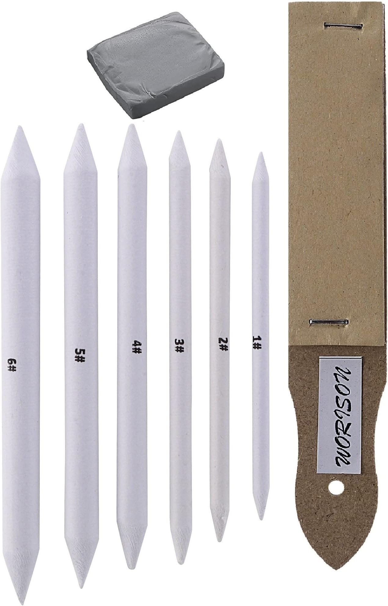 Sabahz Trading Art Paper Stump Blender (White) - Set of 6 Pieces ...