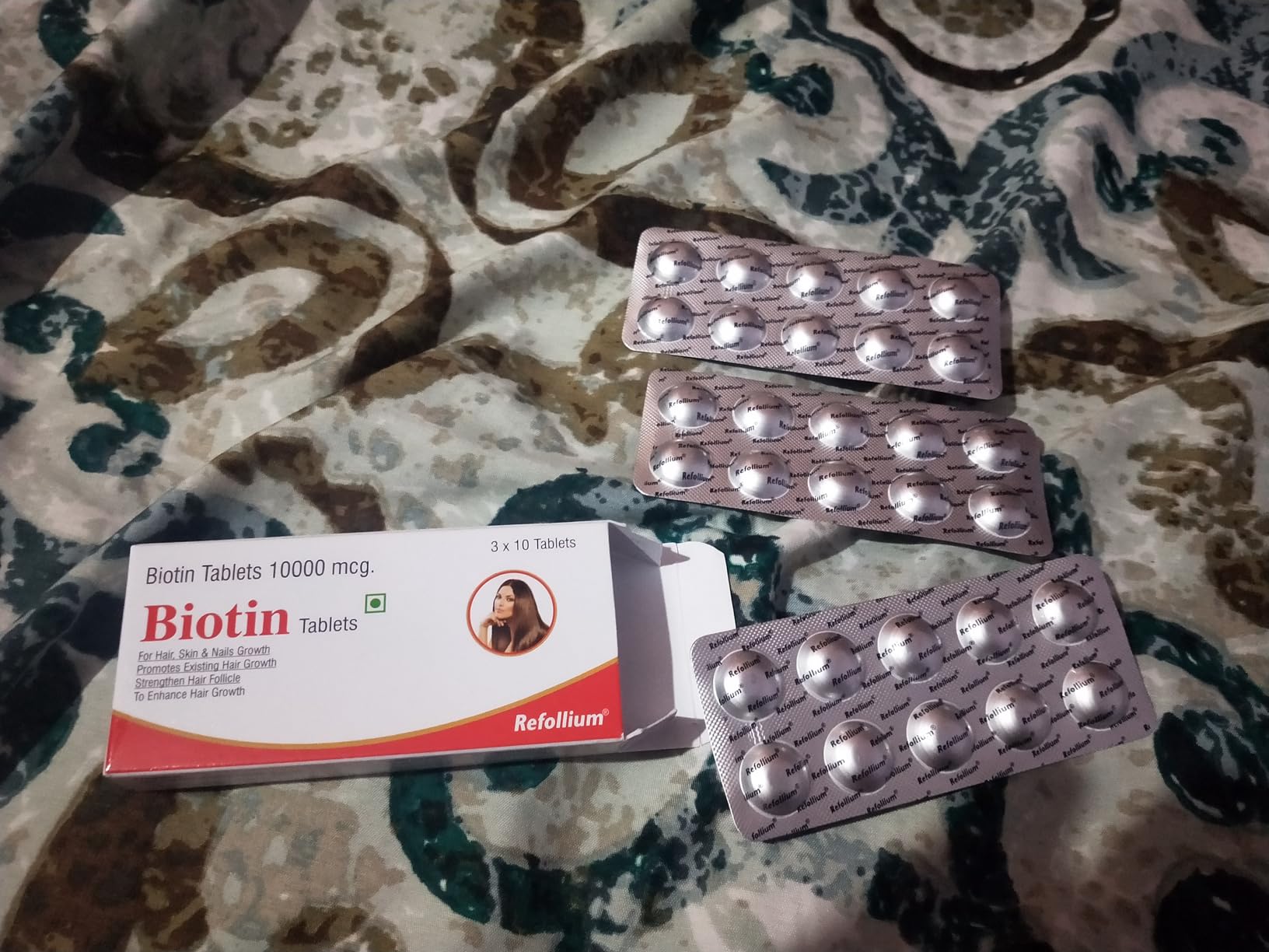 Refollium Advanced Biotin for Hair Loss and Hair Growth - Hair Vitamin ...