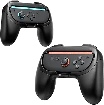 JSAUX 2-Pack Grip Compatible with JoyCon Nintendo Switch 2 (2025 ...