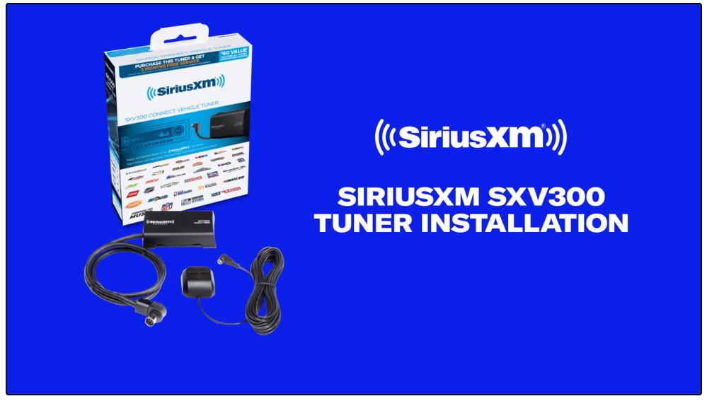Watch SiriusXM SXV300 Connect Vehicle Tuner Installation Video on ...