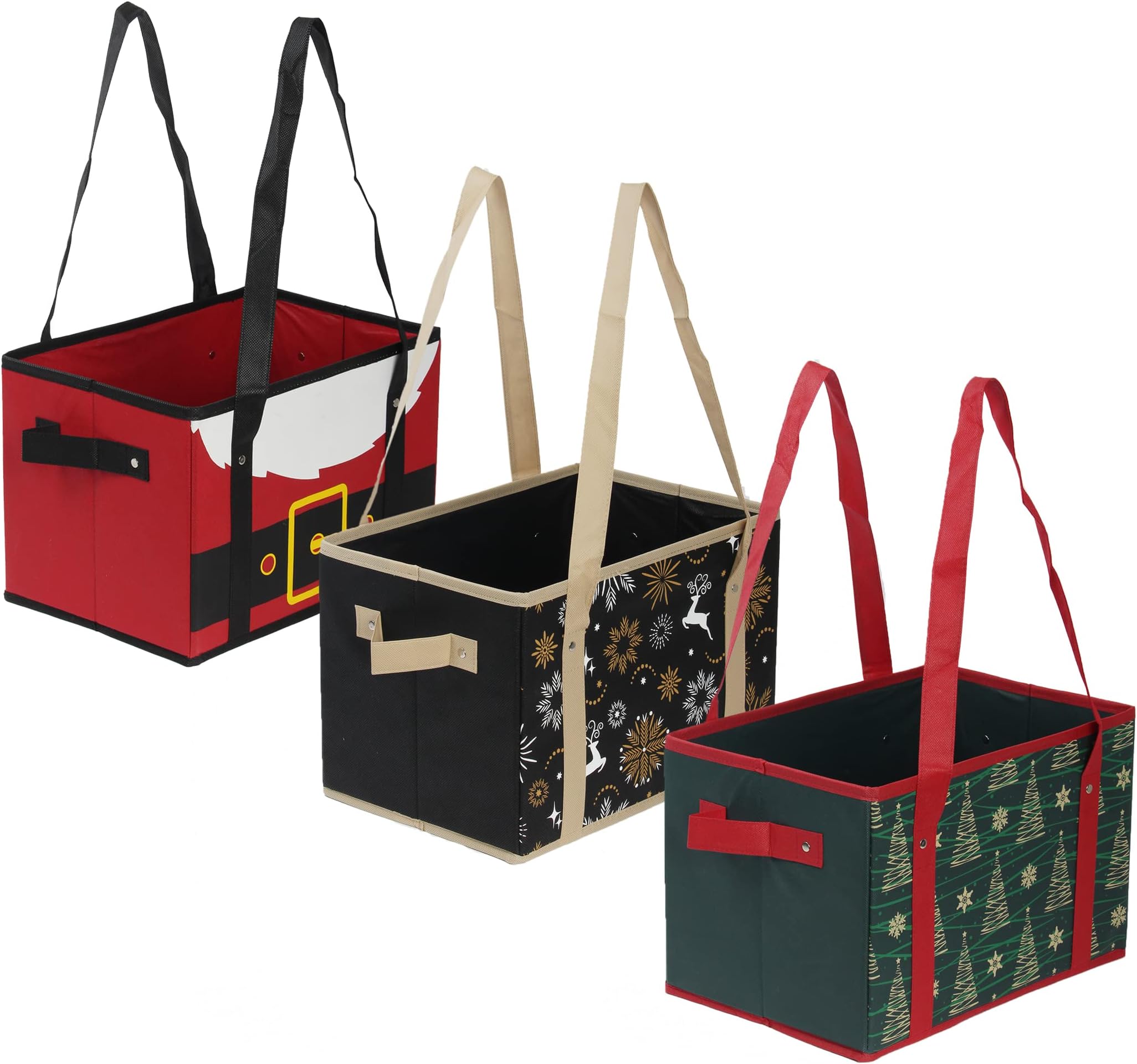 Amazon.com: Earthwise Deluxe Collapsible Reusable Shopping Box Grocery ...