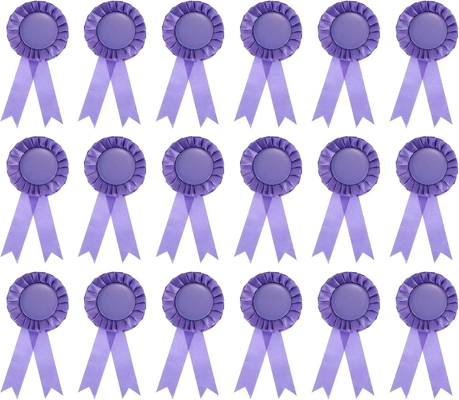 Amazon.com: PATIKIL Blank Award Ribbon, 18 Pcs Rosette Ribbon Honorable ...