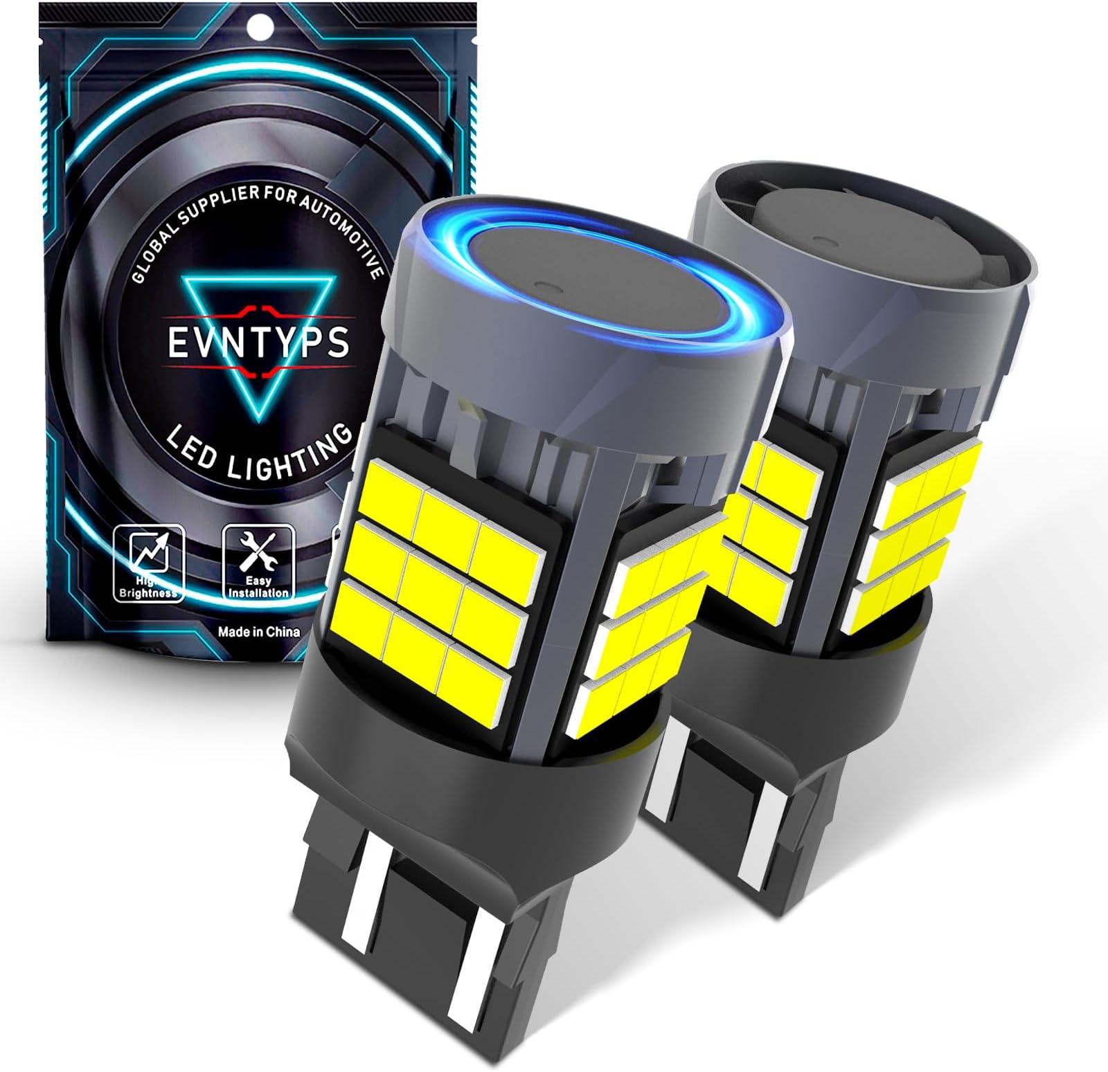 Amazon.com: beler 4pcs Bright White LED Backup Reverse Light Bulb Fit ...