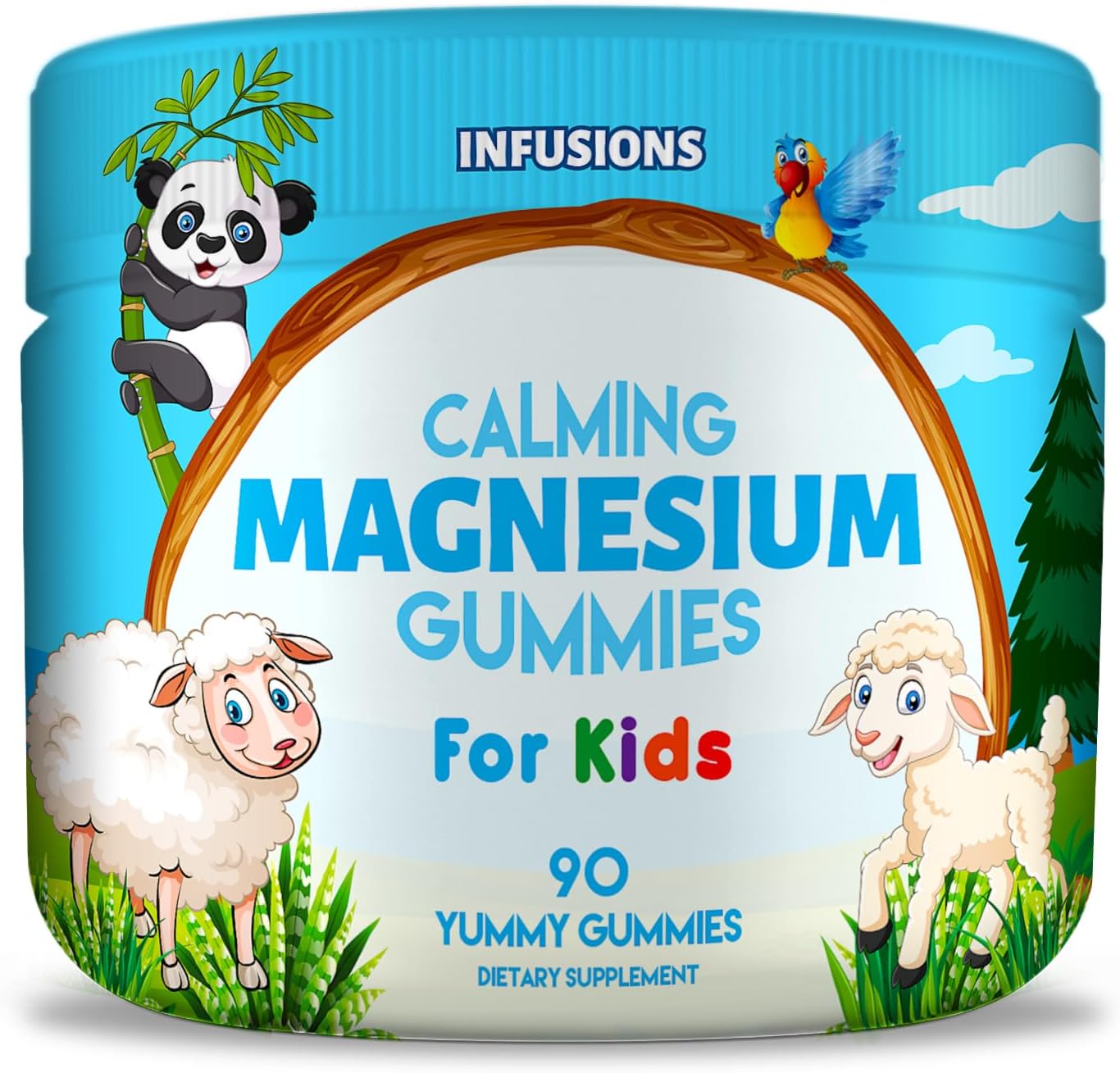 Amazon.com: Infusions Calm Magnesium Gummies for Kids 90 Count ...