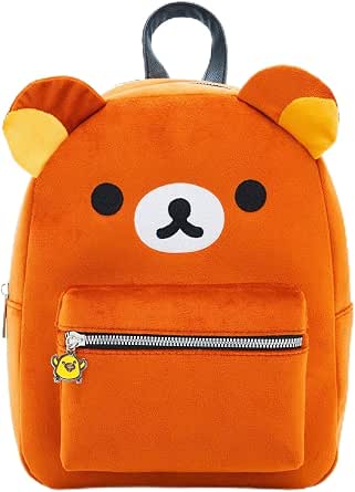 Amazon.com: Hot Topic Rilakkuma Fuzzy Mini Backpack BROWN NONE ...