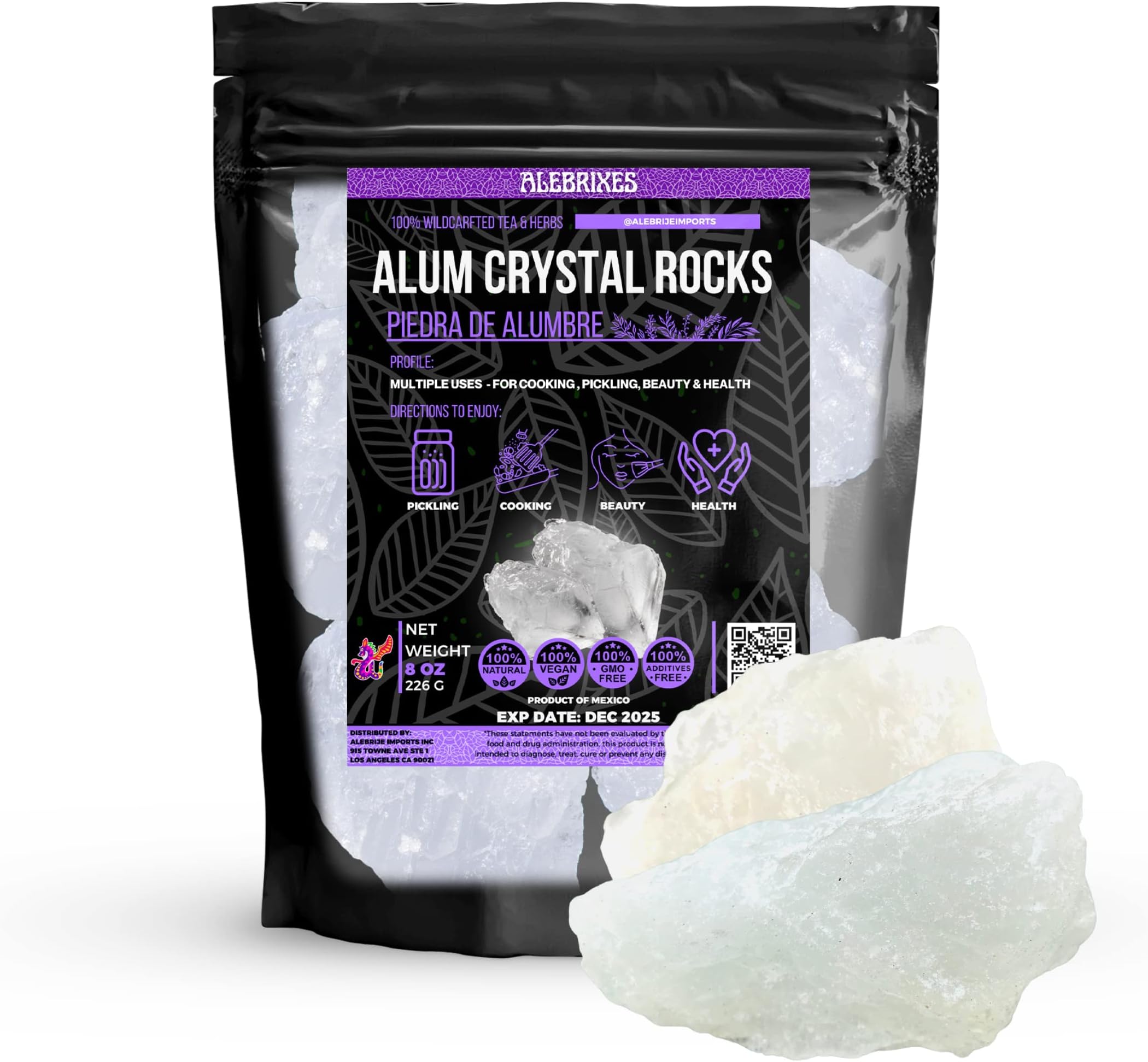 Amazon.com : Alum Stone 8 Oz Natural : Beauty & Personal Care