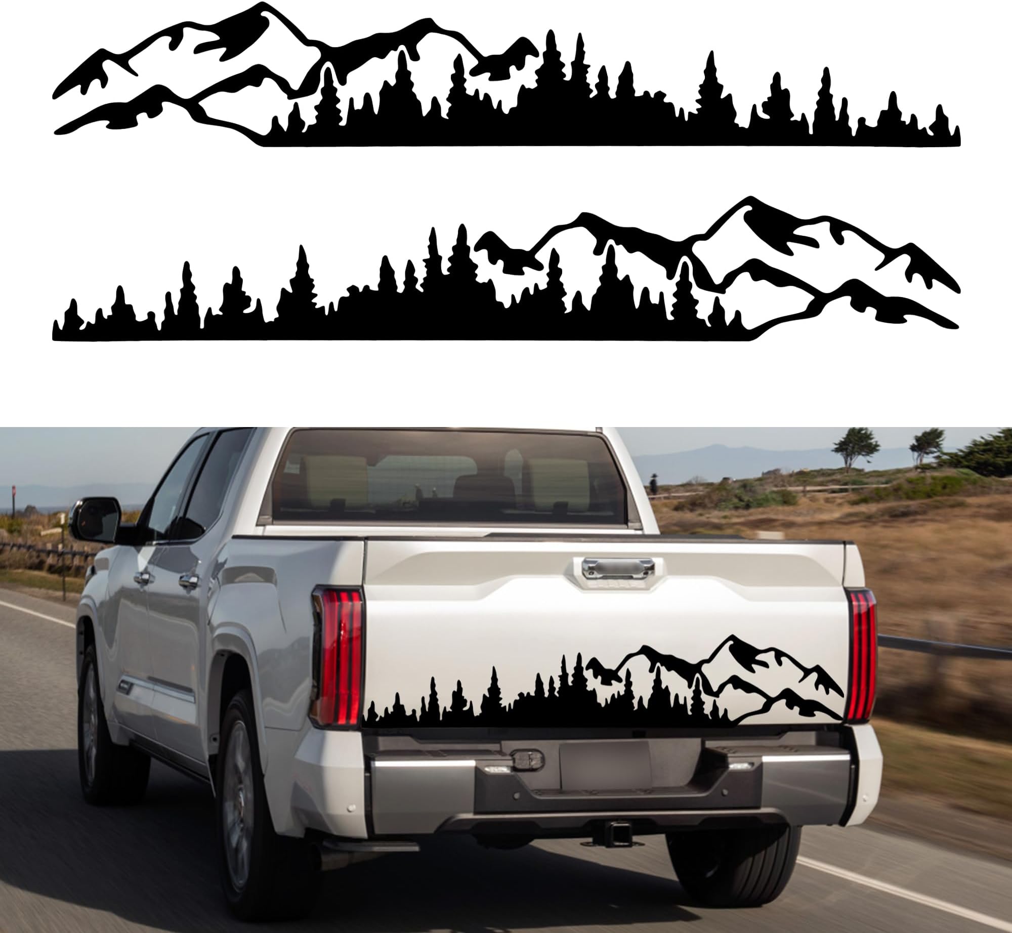 Amazon.com - TOTMOX Mountain Car Stickers and Decals Vinyl Car Decals ...