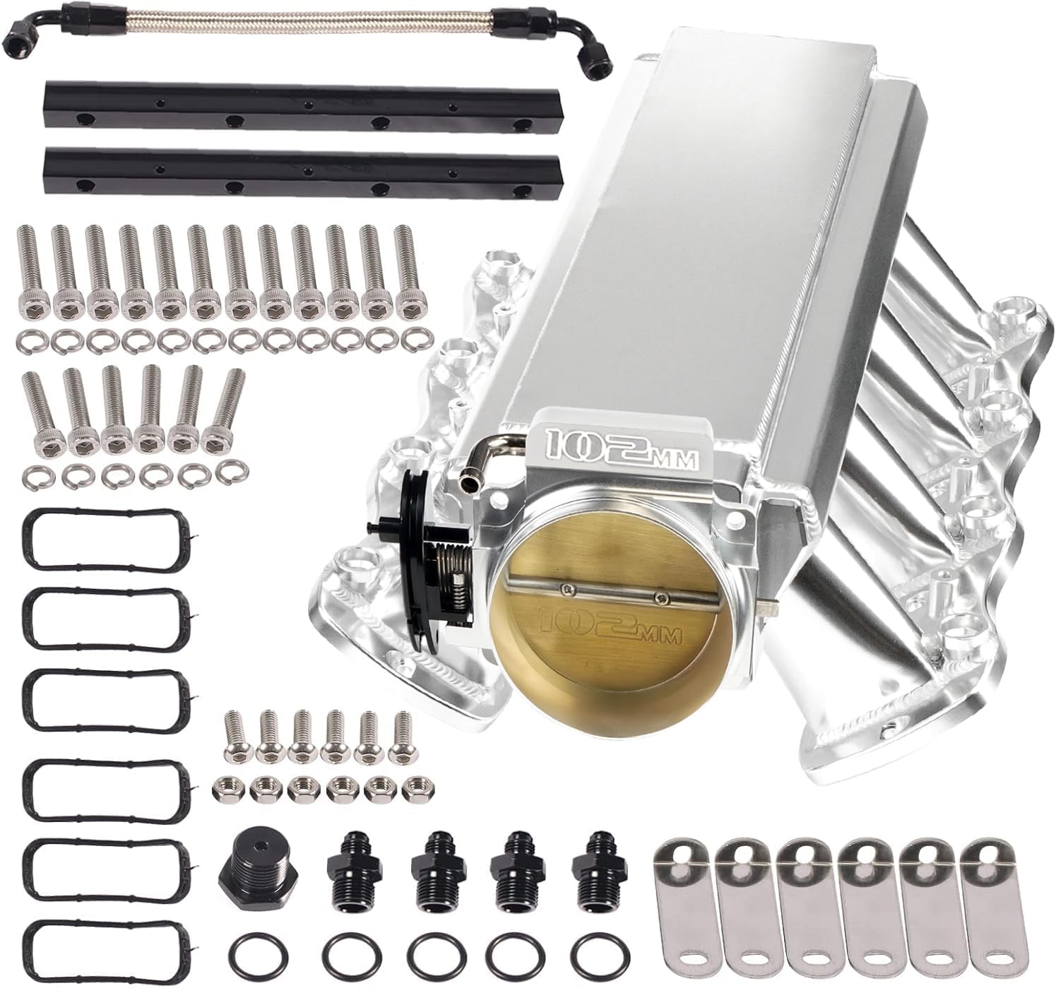 Amazon.com: YESHMA LS Intake Manifold with 102mm Throttle Body Throttle ...