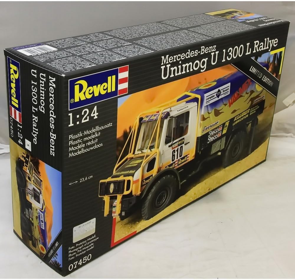 Amazon.com: Revell Germany Mercedes Unimog U1300L Rallye Model Kit ...