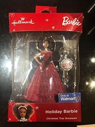 Amazon.com: Barbie 2018 Holiday Doll 30th Anniversary with Elegant Red ...