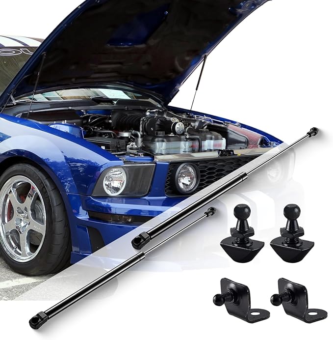 Amazon.com: Vepagoo Front Hood Struts fit 2005-2014 Ford Mustang Gas ...