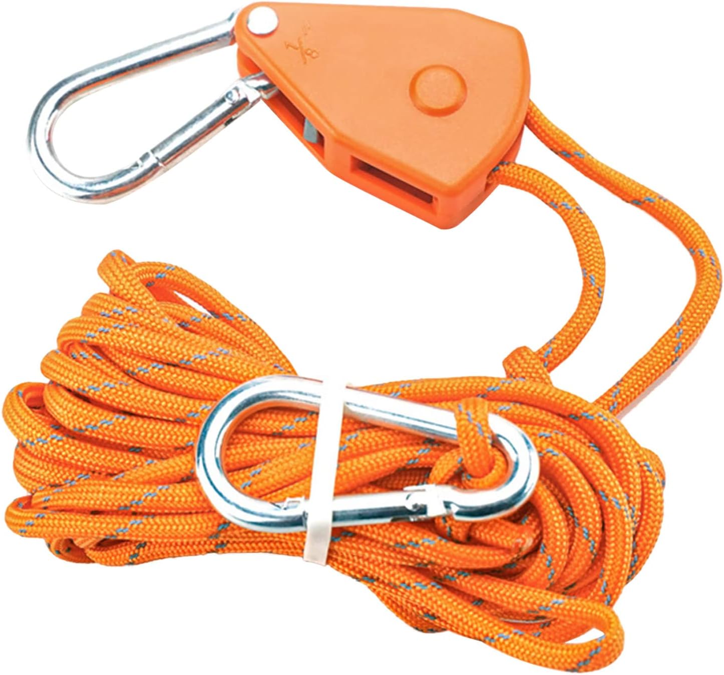 Amazon.com: Tent Rope Lock Pulley Adjuster Fixed Buckle Rope Reflective ...