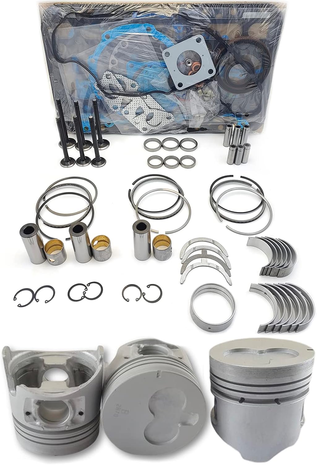 Amazon.com: Haiyazhma 3LD1 Engine Rebuild Kit (No cylinder liner ...
