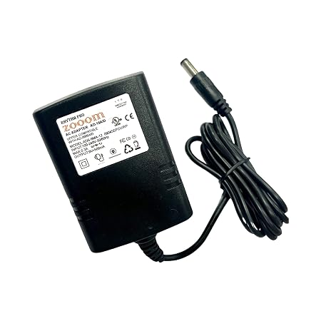 Rhythm Pro ZOOOM AD-16rp AC Adapter for use with Zoom's Effects Pedals ...