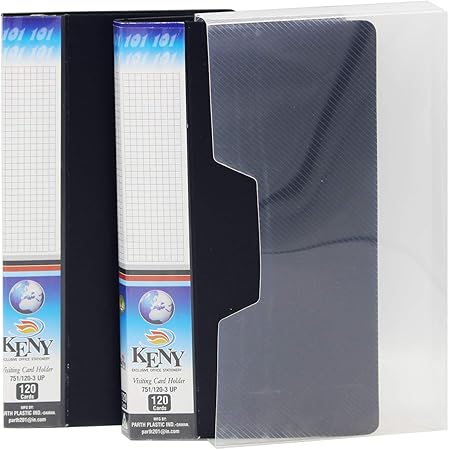 Keny Business Card Folder | Visiting / Name Card Organizer | 4 Cards ...