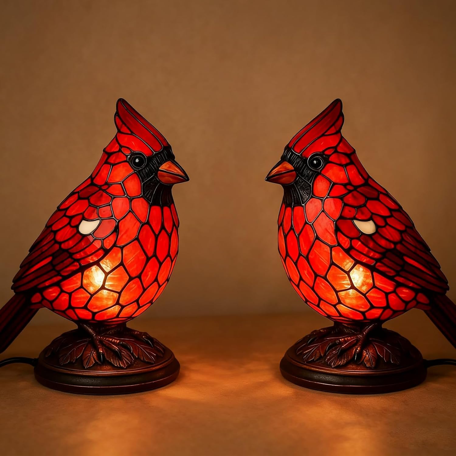 Cardinal Lamp, Cardinal Light Christmas Tree Night Light Cardinal Bird ...