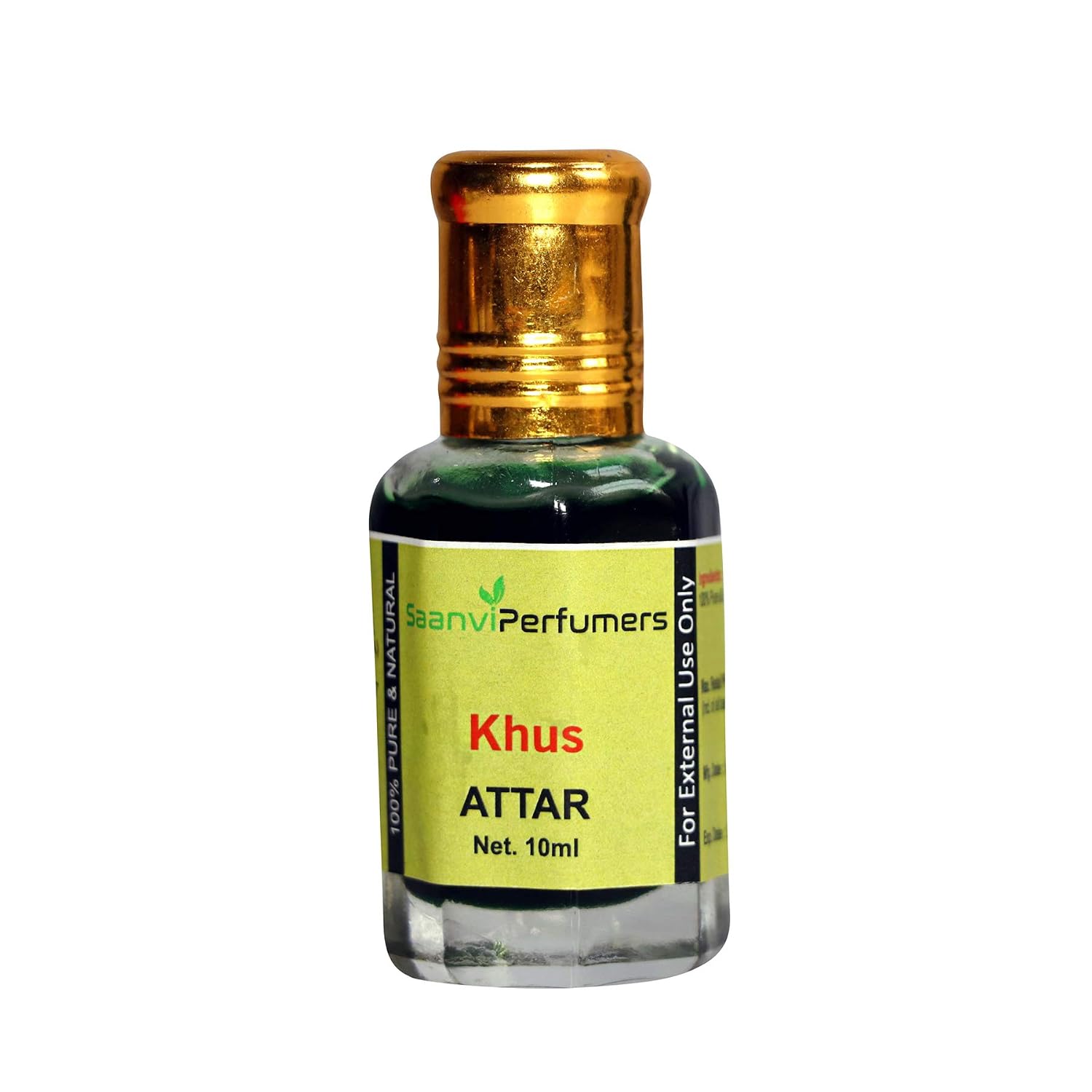 Saanvi Perfumers Khus Attar For Men & Pure Natural Fragrance (10ml ...