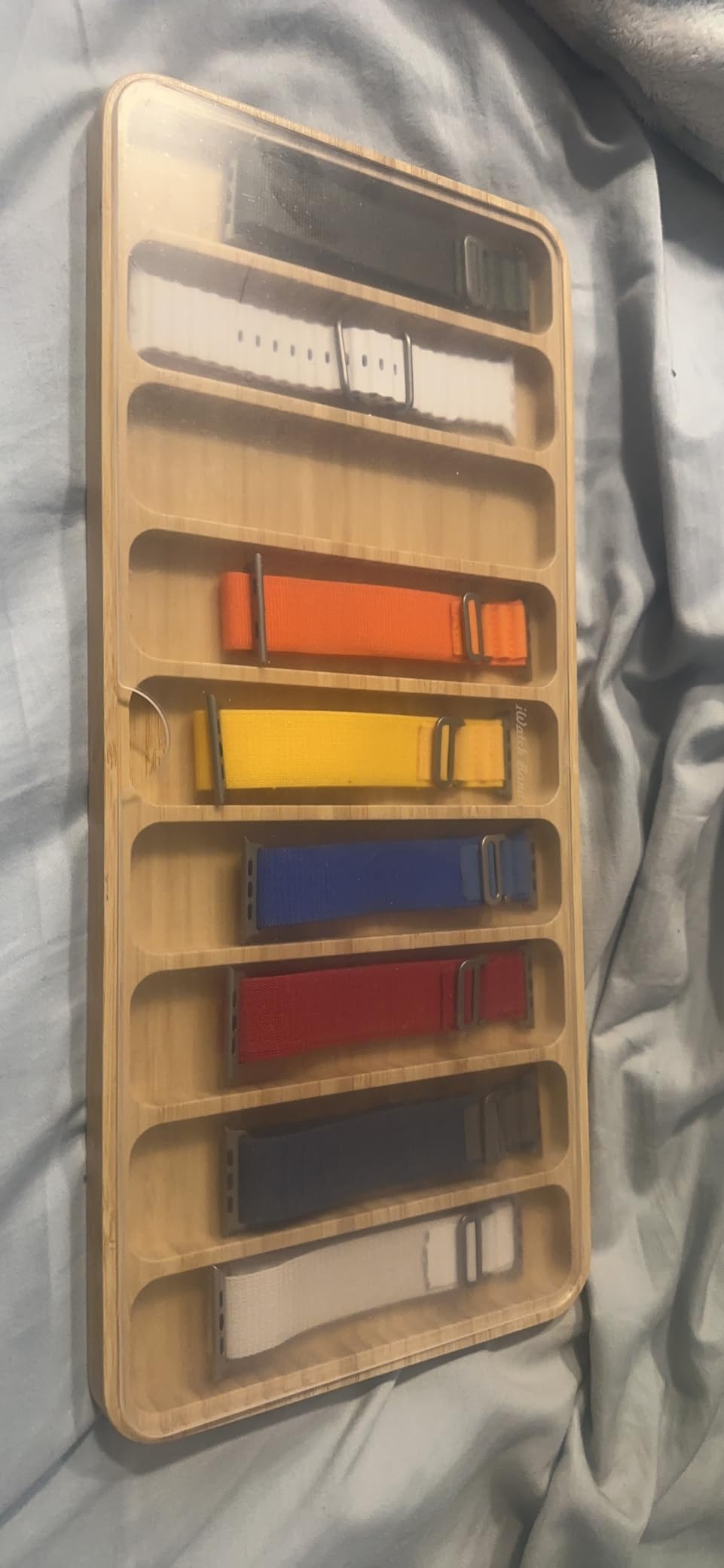 Amazon.com: AFOOYO Wooden Watch Band Organizer - Works with All Apple ...