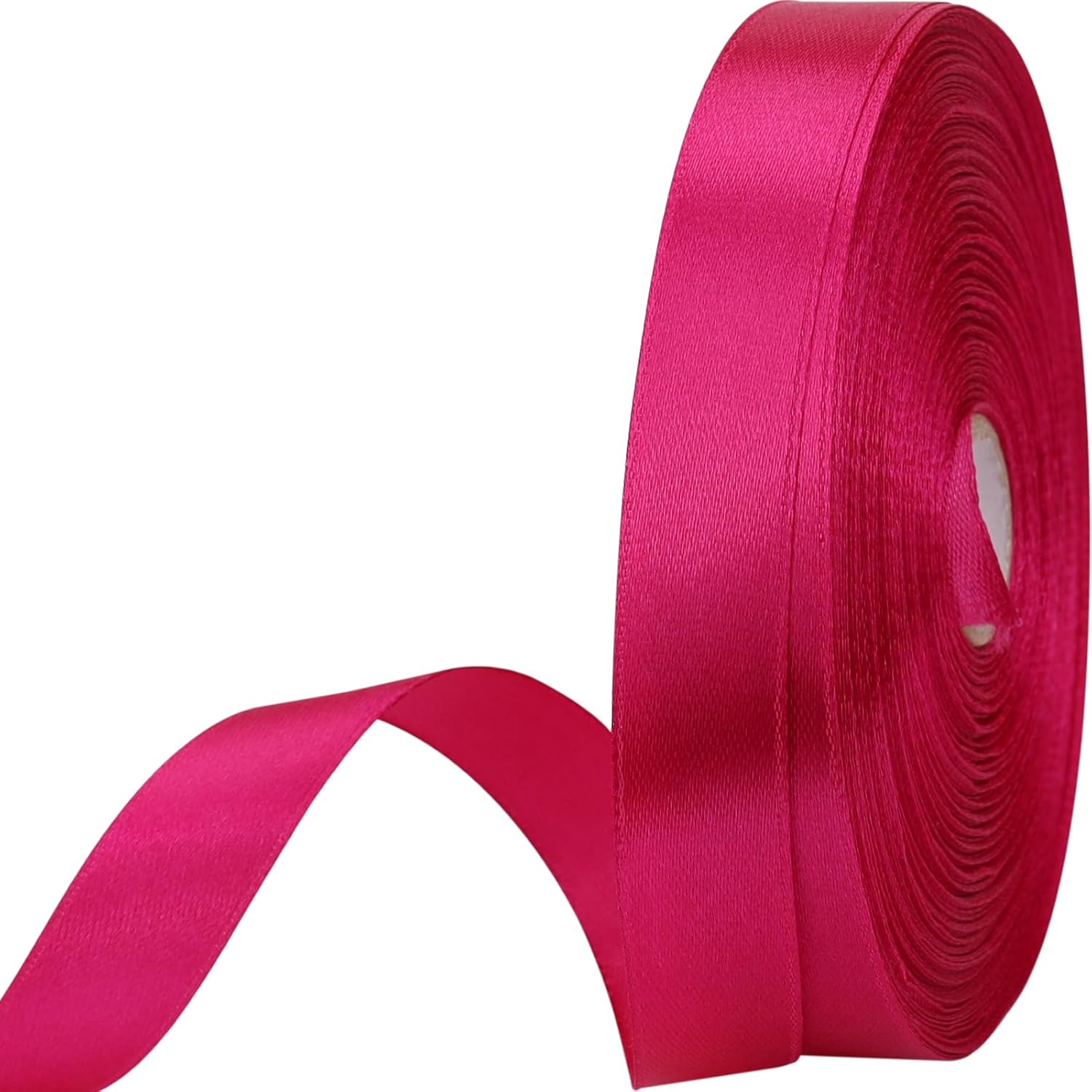 Amazon.com: 5/8 inches 50 Yard Rose red Satin Ribbon for Gift Wrapping ...