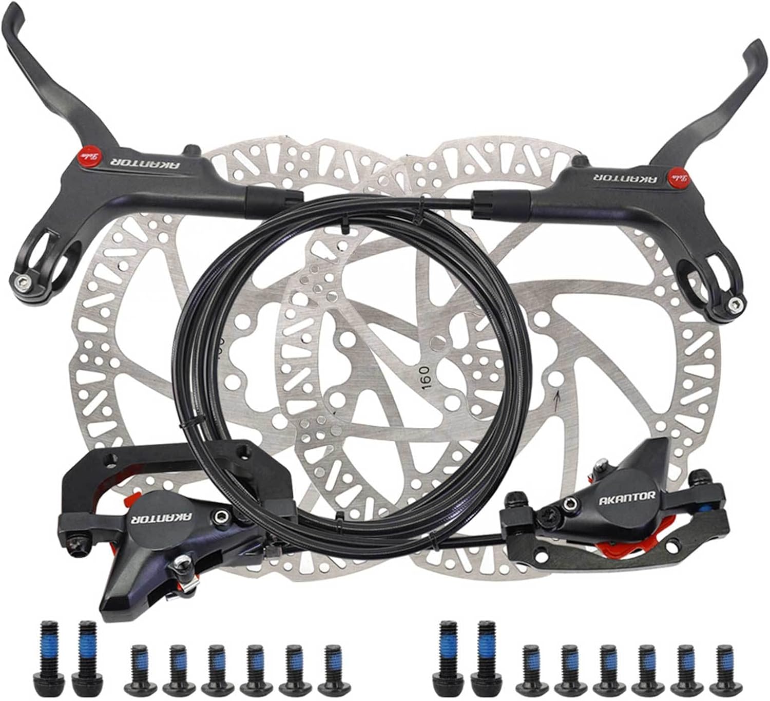 Yimin Hydraulic Disc Brakes – Front & Rear Disc Brake Kit,Brake ...
