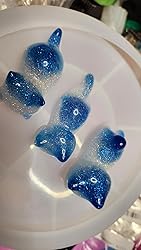 Amazon.com: 3D Cute Cat Silicone Molds for Resin Crafts Cartoon Cats ...