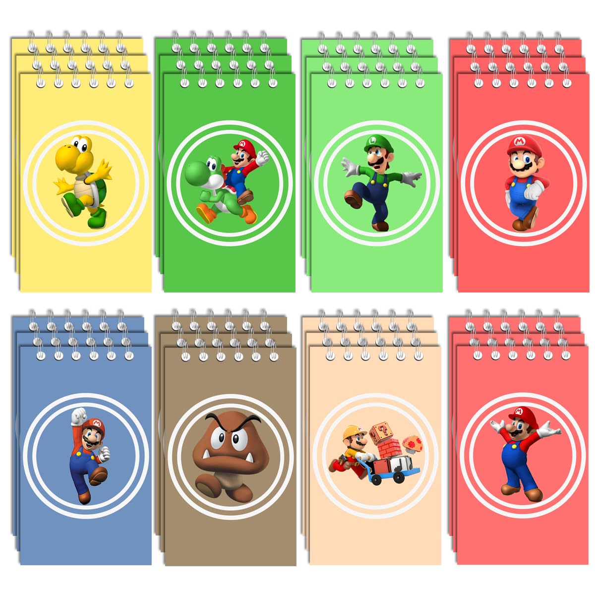 Anime Mini Notebook 24 Theme Party Gift Notepad Notebook Birthday Gift ...