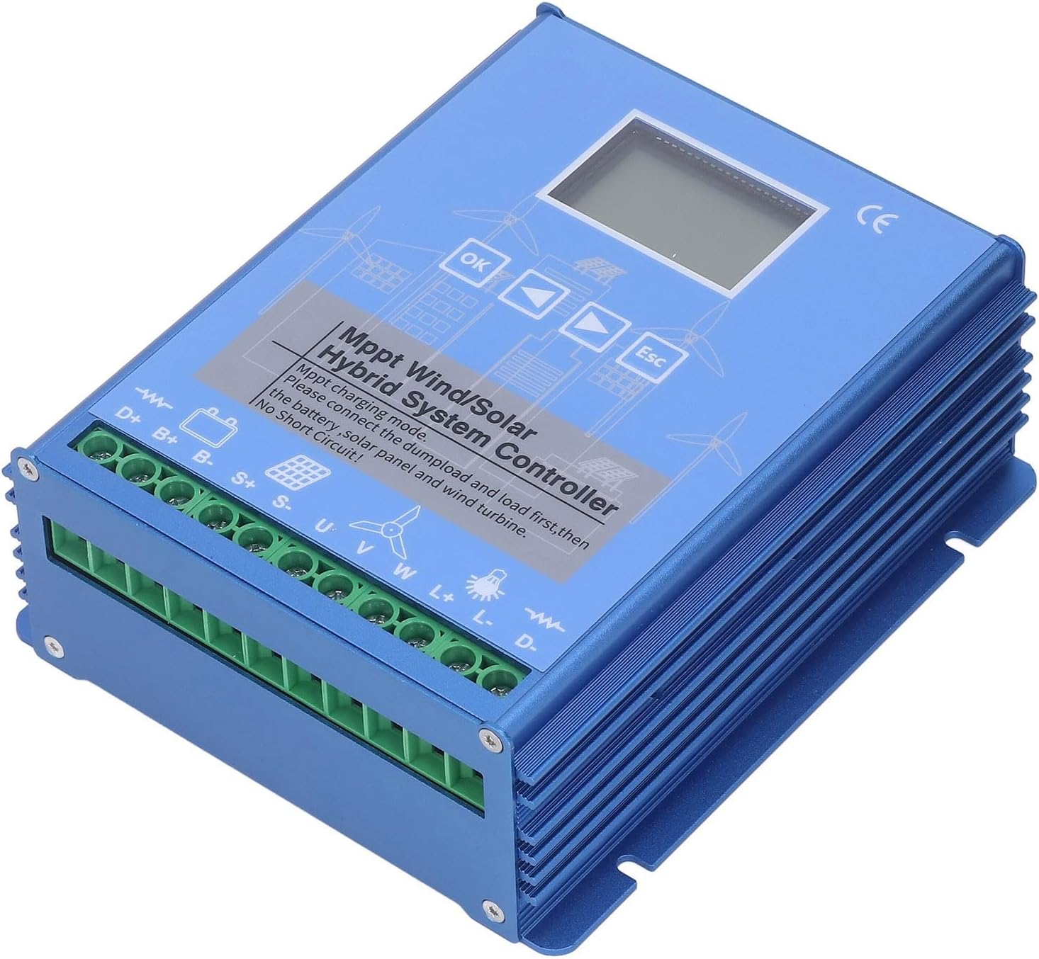 Amazon.com : 12V 24V MPPT Wind Solar Hybrid Charge Controller with ...