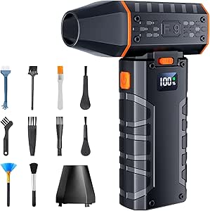 Compressed Air Duster - 100 - Gear Adjustable 130,000 RPM Rechargeable ...