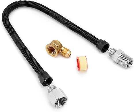 Amazon.com: Stanbroil 3/8" X 18" Non-Whistle Flexible Flex Gas Line ...