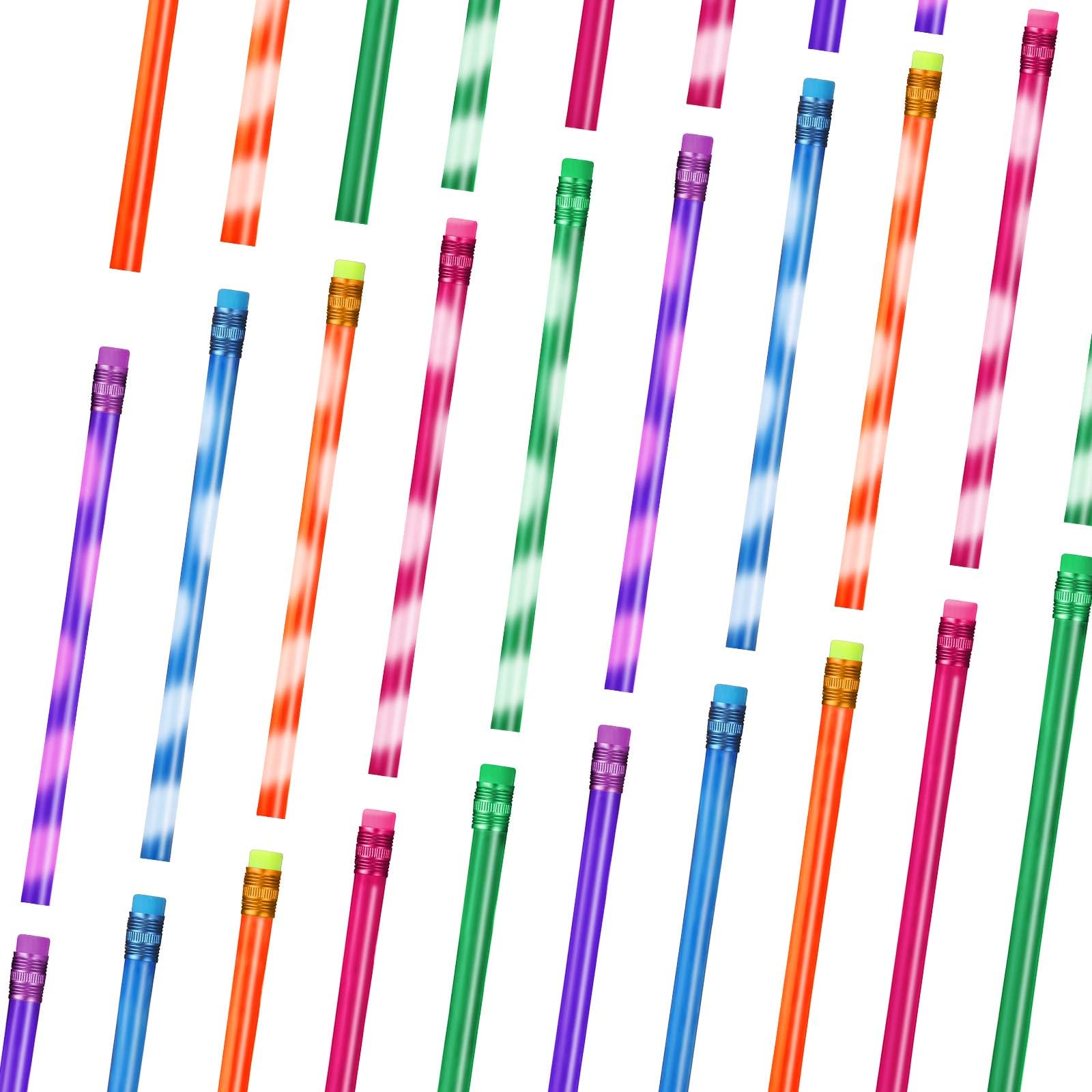 Amazon.com : Outus Color Changing Mood Pencil with Eraser Wooden ...