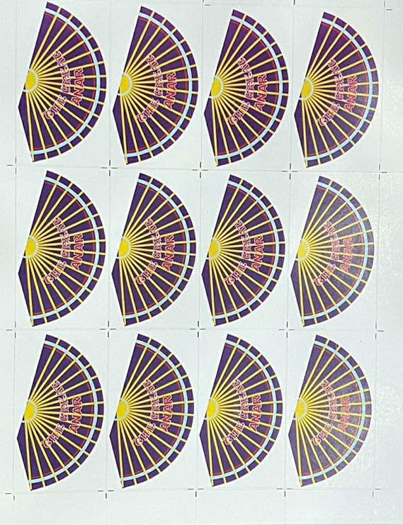 Crackers Stickers for Mould Chocolate Anar Bomb Happy Diwali Chocolate ...