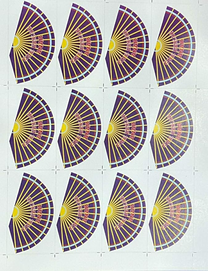 Shivams Bakers King Crackers Stickers for Mould Chocolate Anar Bomb ...