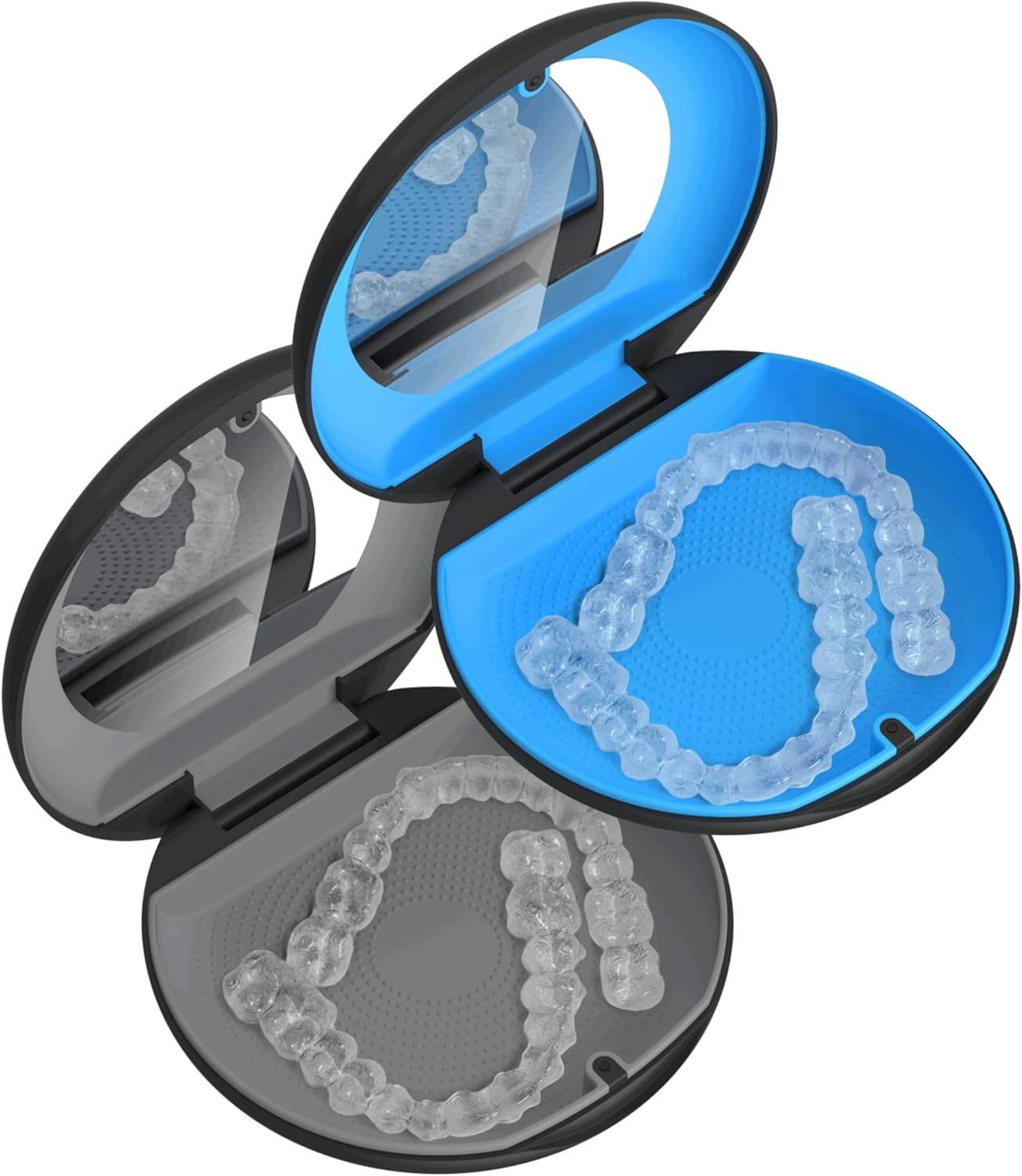 Amazon.com: Retayn Blue + Black Aligner Cases, Retainer Cases ...