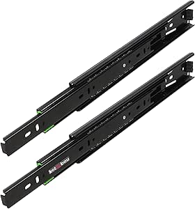 KOTARBAU® 1 Pair of Drawer Runners, Full Extension Drawer Runners, 300 ...