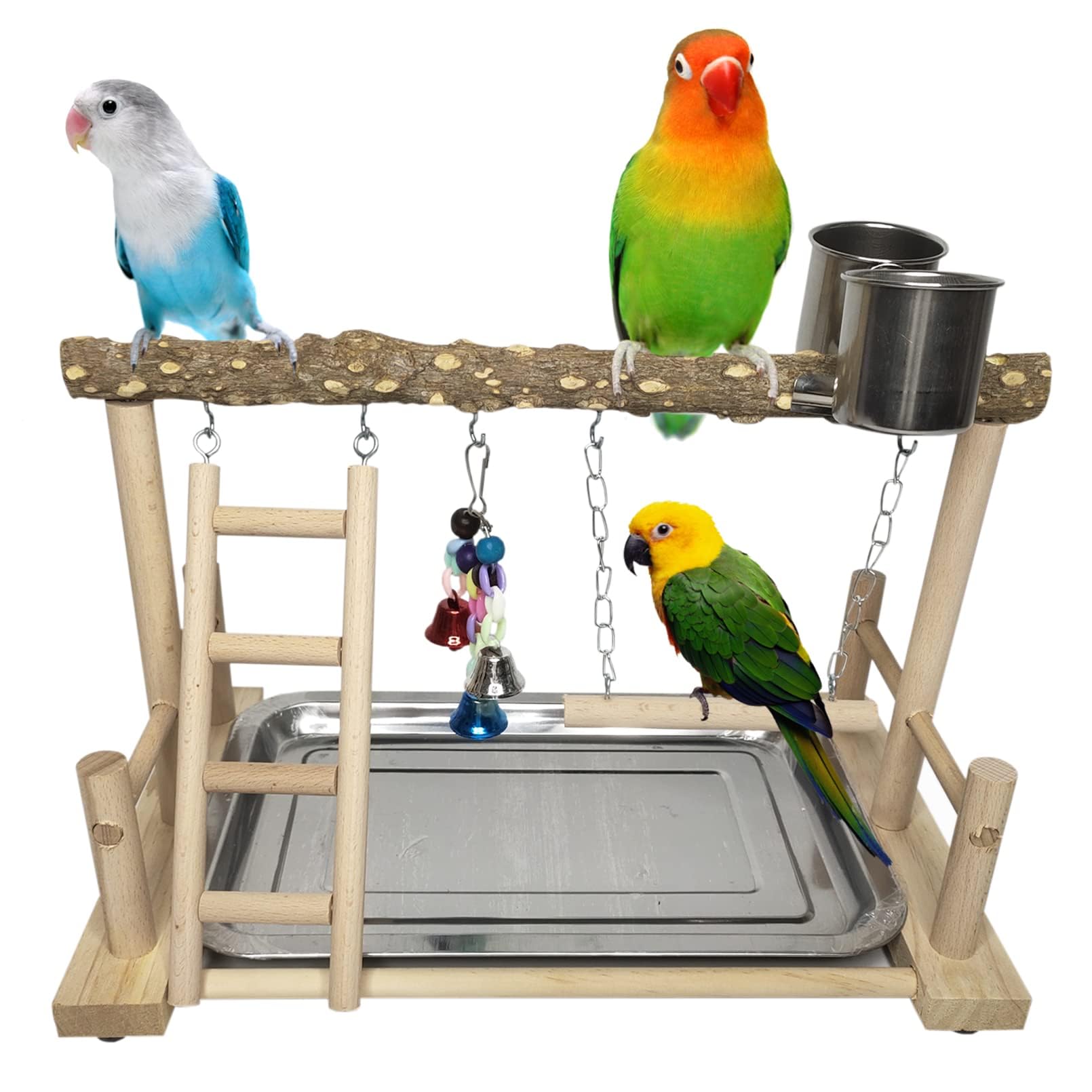 Snapklik.com : PINVNBY Bird Playground Parrot Playstand Birds Play ...