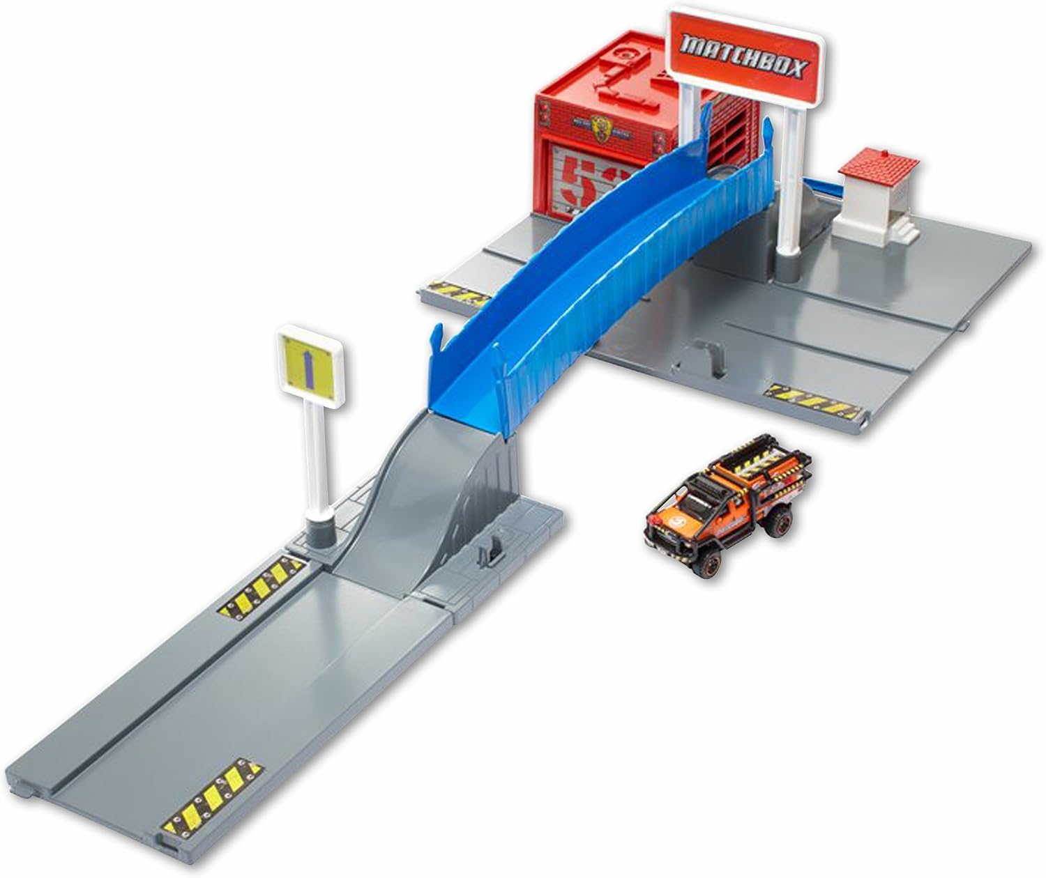 Amazon.com: Matchbox Adventure Links Fire House Playset : Toys & Games