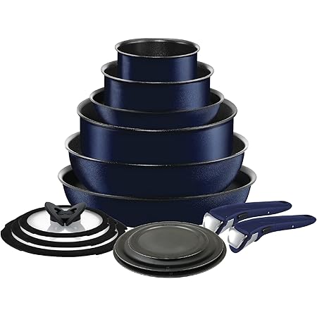 Amazon.com: T-fal Ingenio Nonstick Cookware Set 14 Piece Induction ...