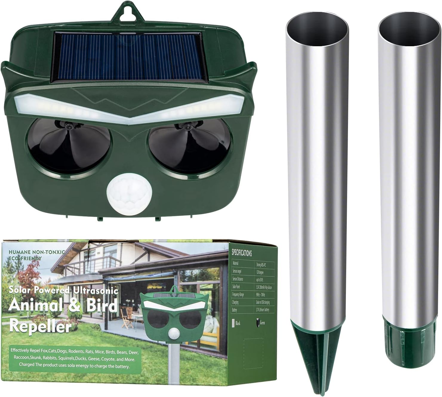 Electronic Ultrasonic Animal Control, Pest Control,Cat,Dog,Deer,Pest ...