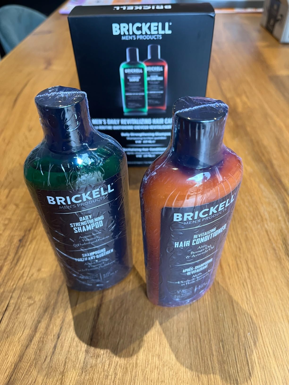 Brickell Men’s Daily Revitalizing Hair Care Routine, Mint and Tea Tree ...