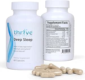 Amazon.com: Thrive Good Deep Sleep - Sleep Supplement with Calcium ...