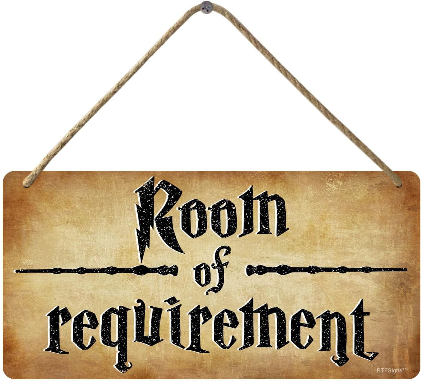 Amazon.com: Room Of Requirement Wooden Hanging Sign Fantasy And ...