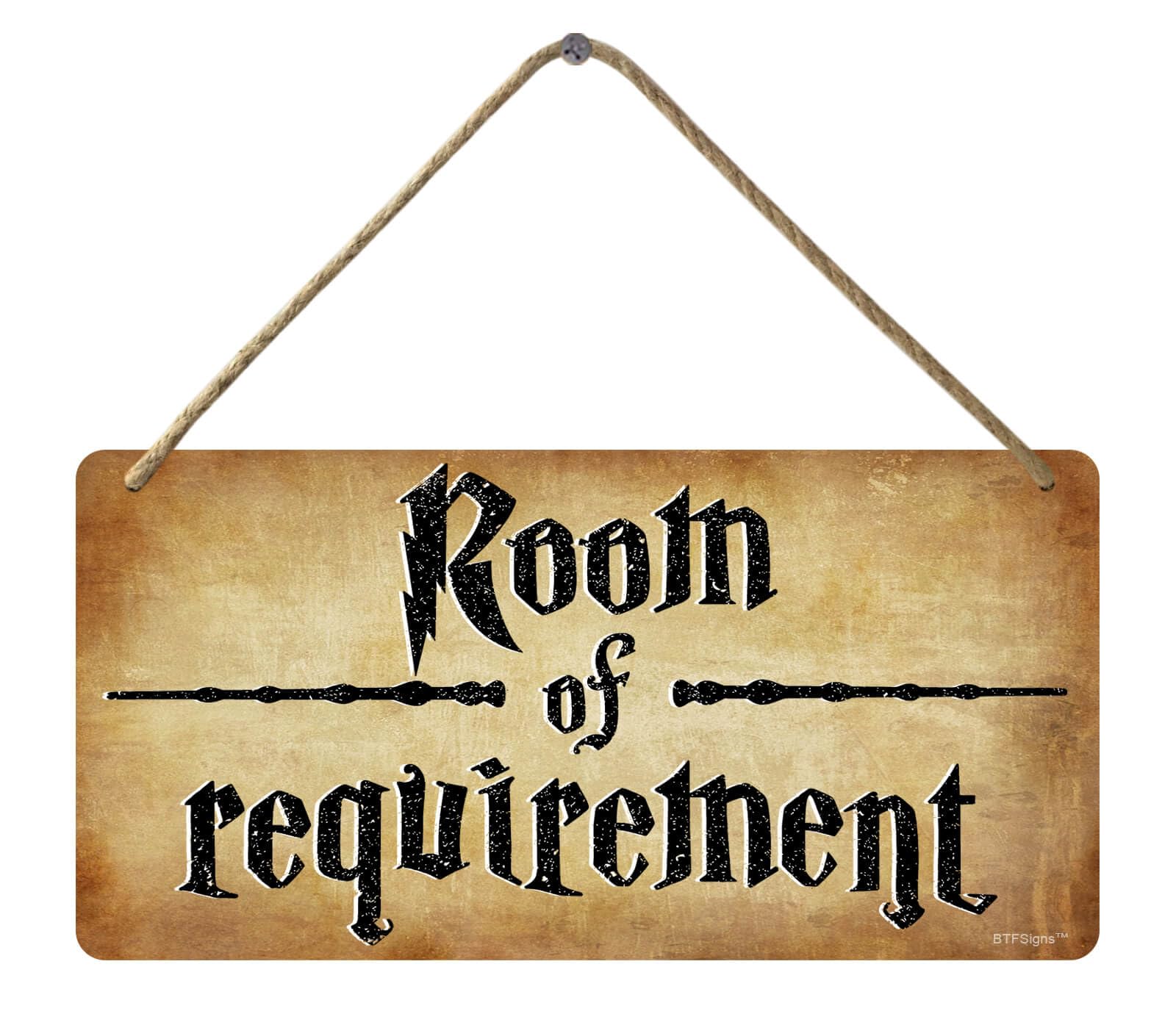 Amazon.com: Room Of Requirement Wooden Hanging Sign Fantasy And ...