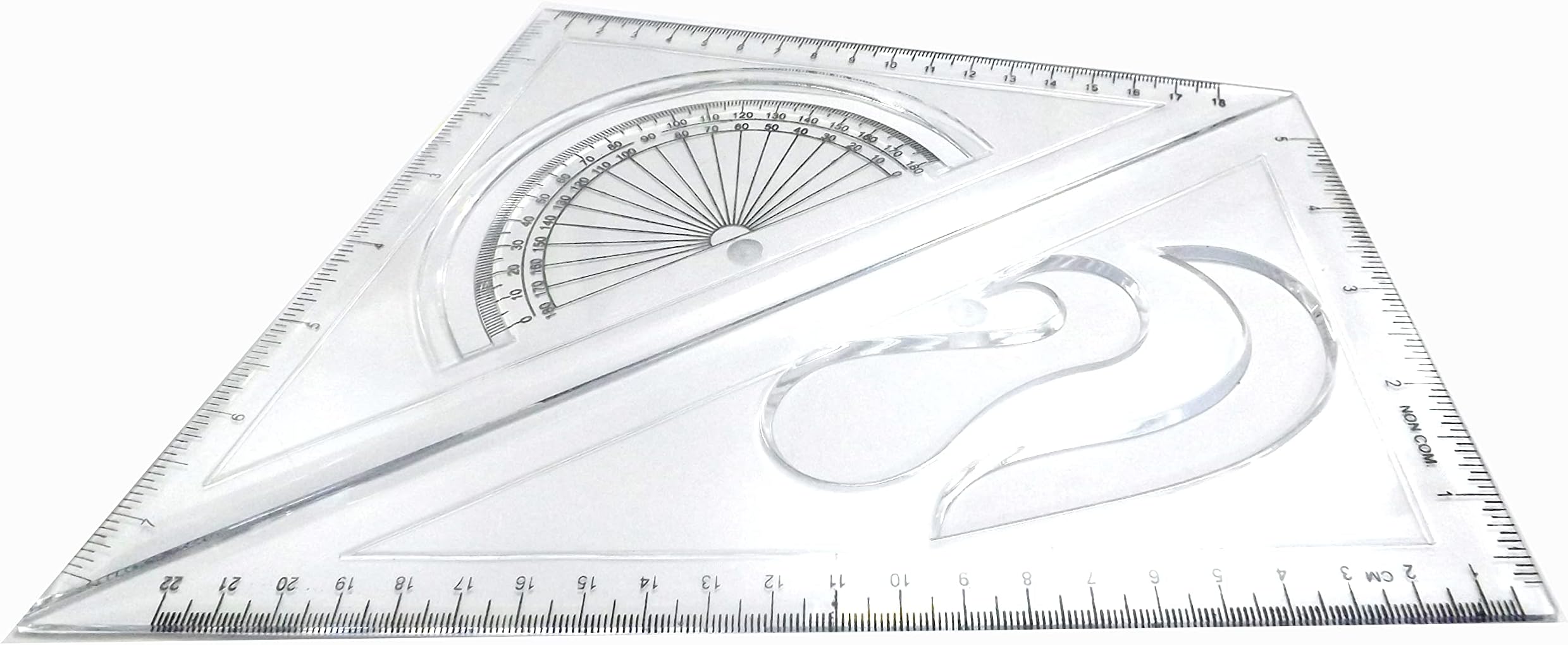 Global Art Transparent Triangle Ruler Set Square 8 X 10 Pack Of 2 ...