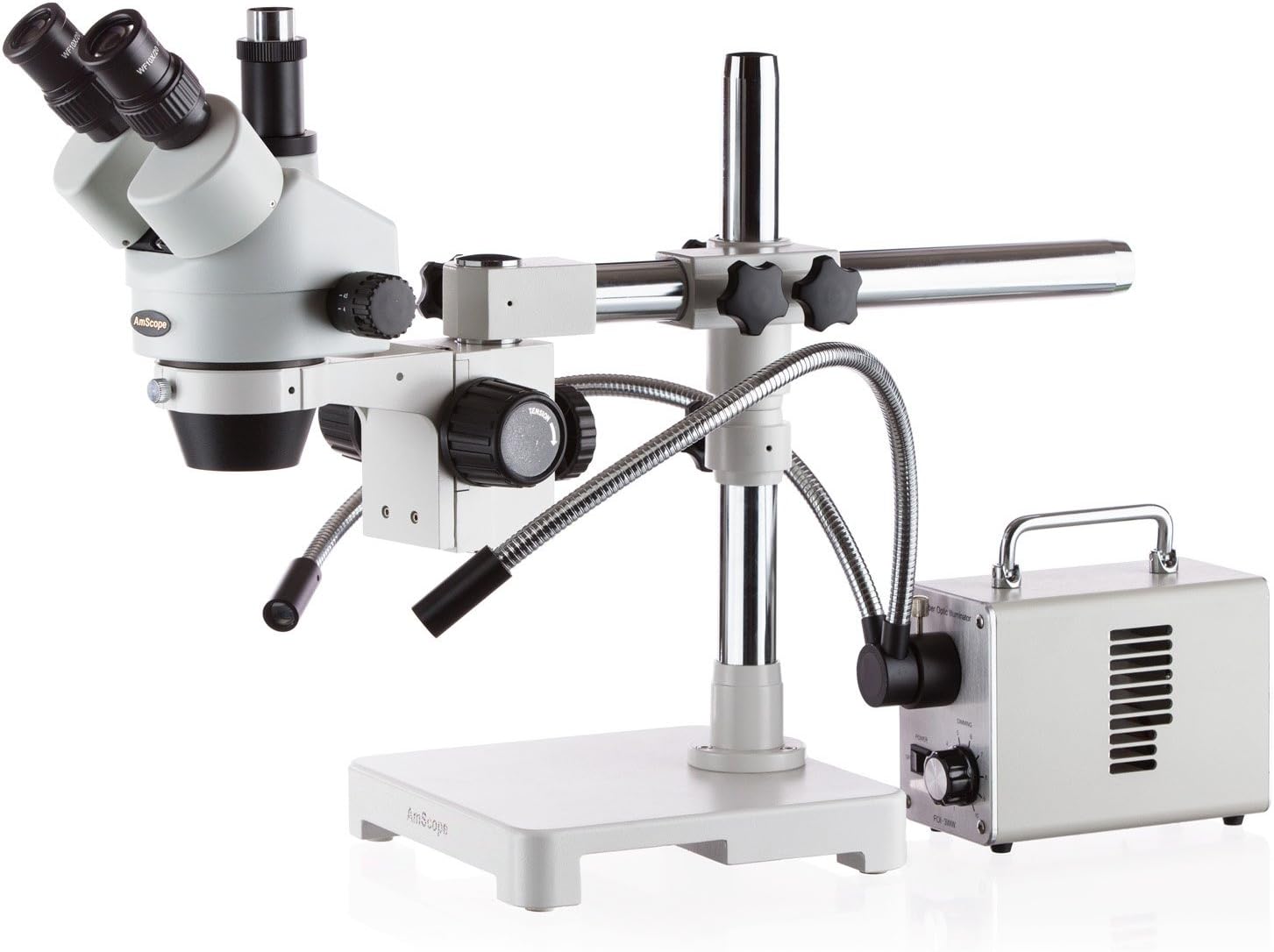 Amazon.com : AmScope SM-3T-30WY 7X-45X Stereo Microscope with LED ...