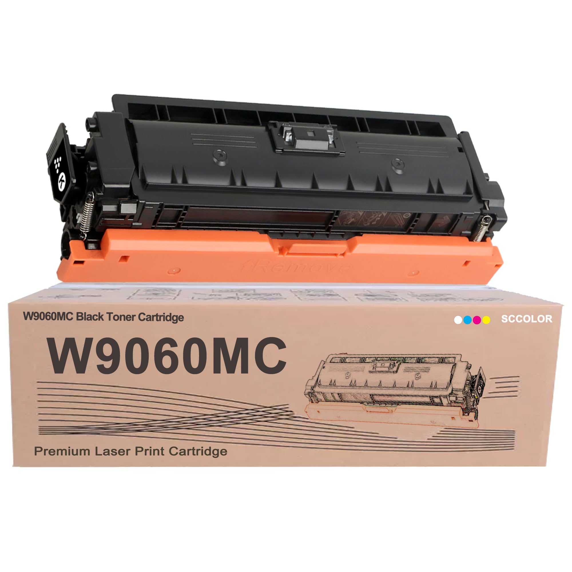 Amazon.com: SPLENDIDCOLOR W9060MC Black Toner Cartridge Replacement for ...
