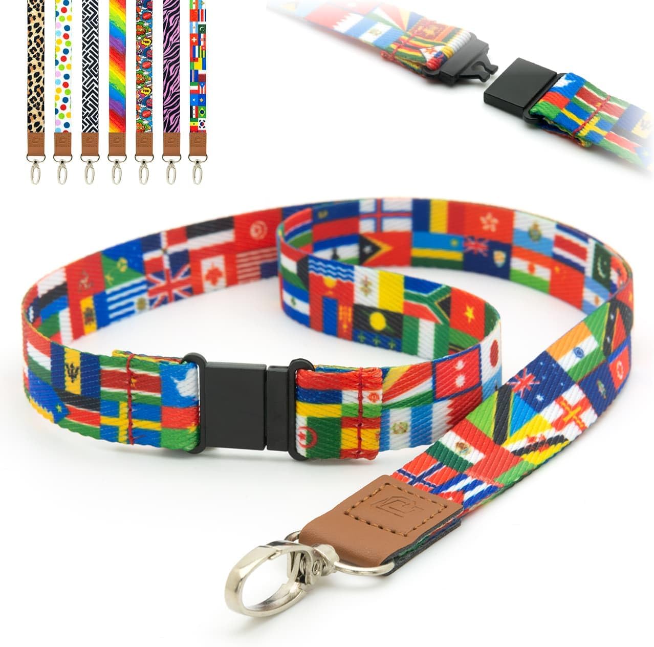 British Union Jack Print Lanyard with Safety Breakaway : Amazon.co.uk ...